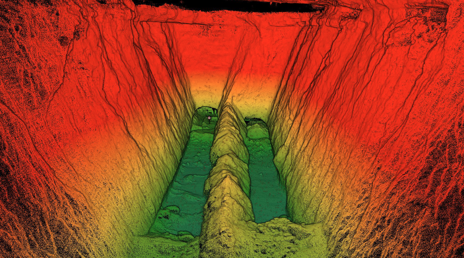Autonomous Cavity Monitoring in a German Salt Mine