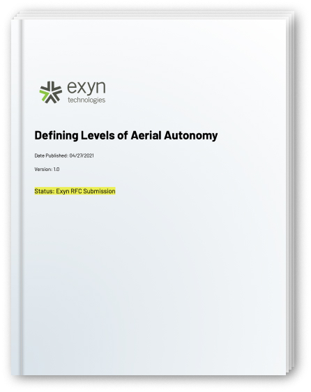 Levels of Autonomy White Paper