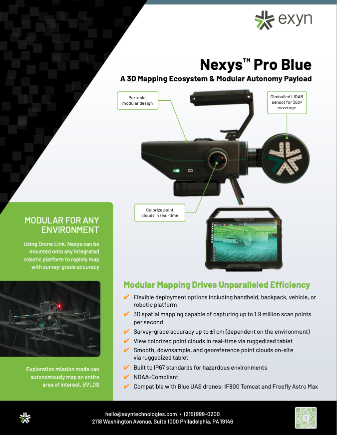 Nexys Pro Blue Product Sheet