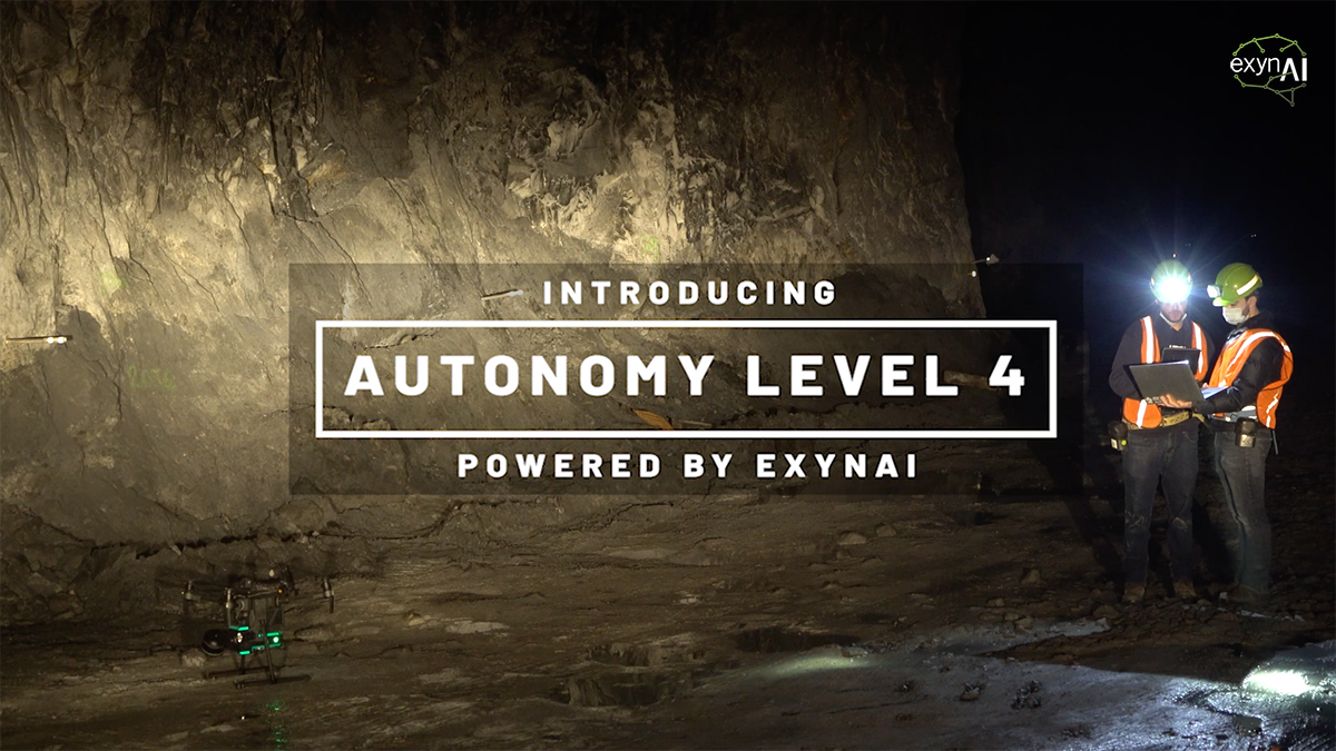 Exyn Drones Achieve Autonomy Level 4
