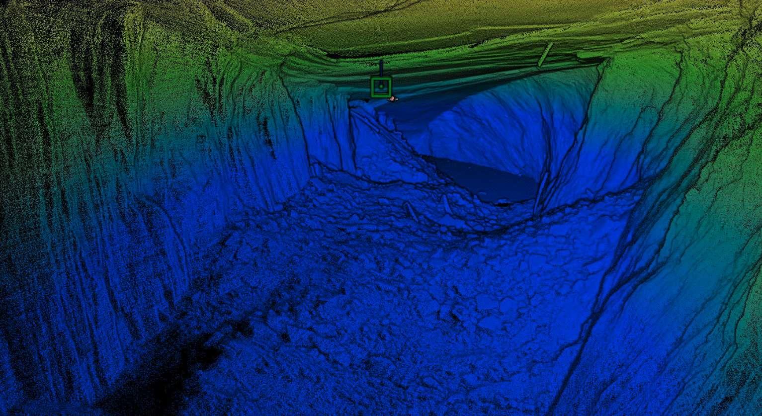 Autonomous Cavity Monitoring in a German Salt Mine