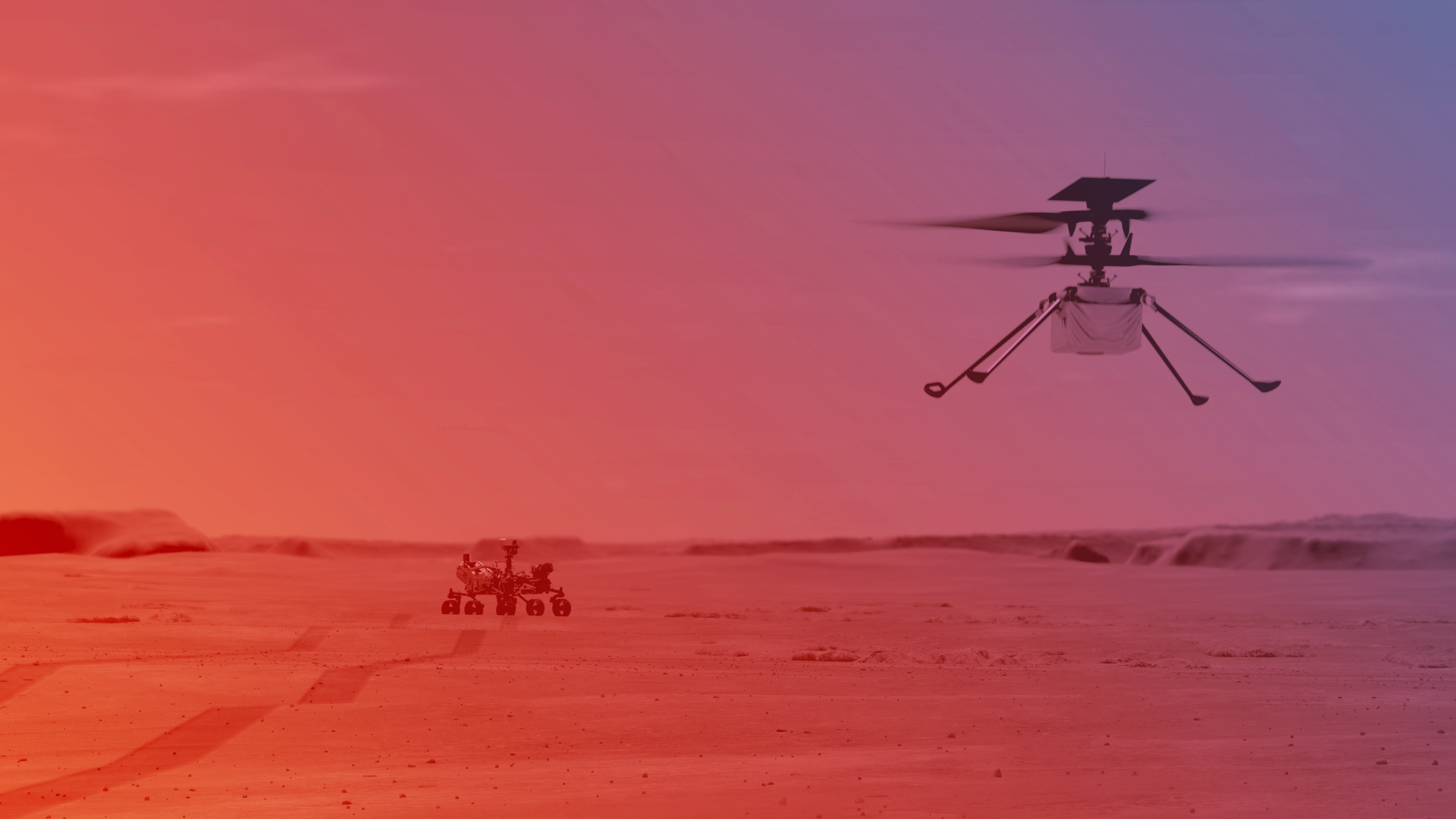 First Flight: Aerial Autonomy on Mars